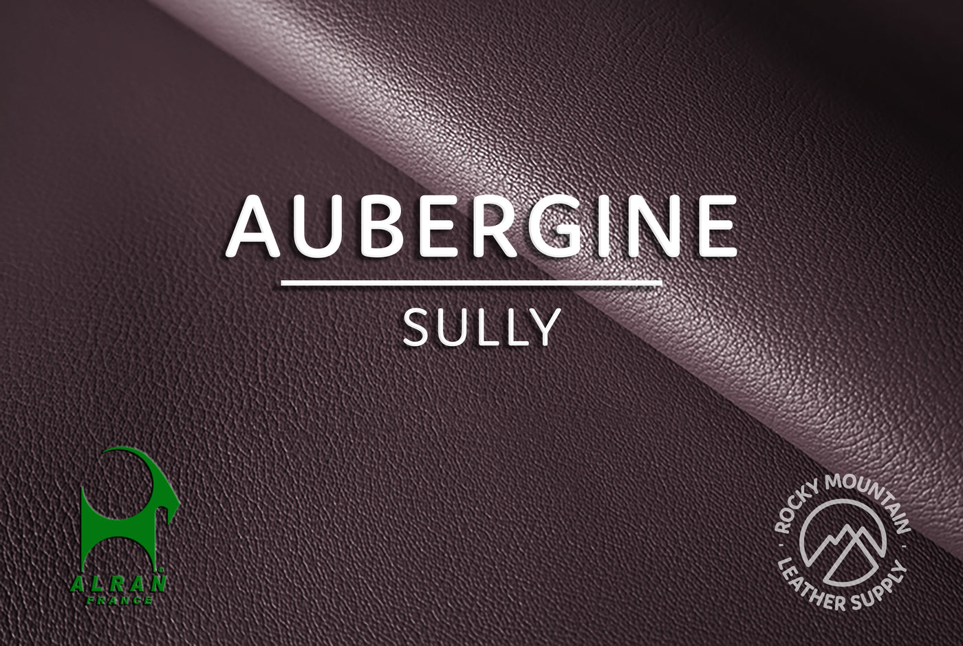 Alran - "Sully" Chevre Chagrin - Goat Leather (HIDES - VIOLETS/PINKS)