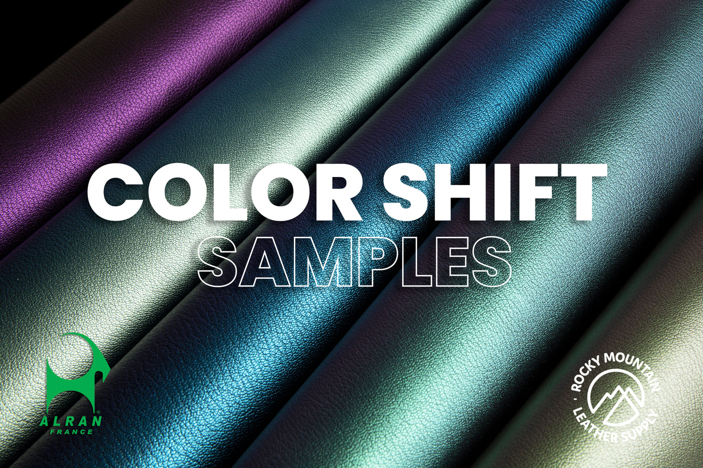 Alran - Sully "Color Shift" Chevre Chagrin - Goat Leather (SAMPLES ...