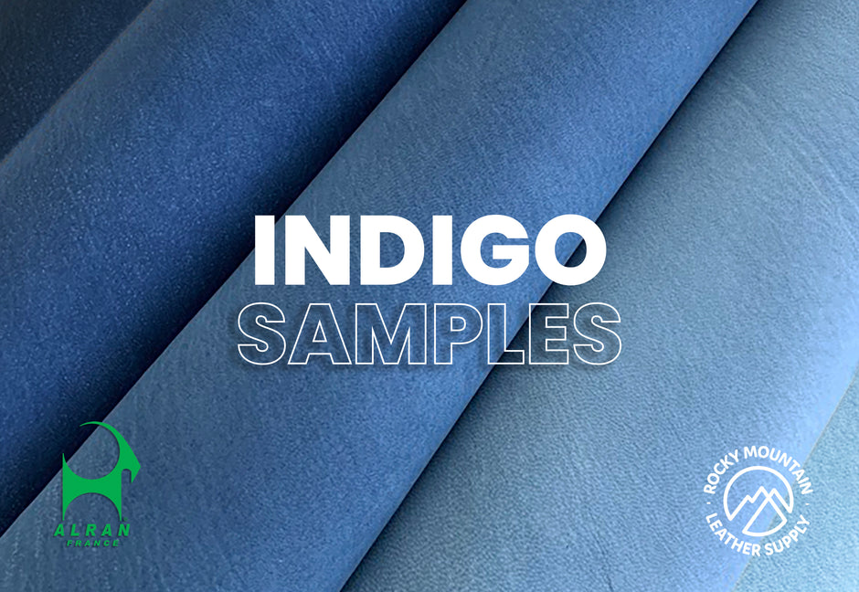 Alran - "Indigo" Chevre - Goat Leather (SAMPLES) – Rocky Mountain ...