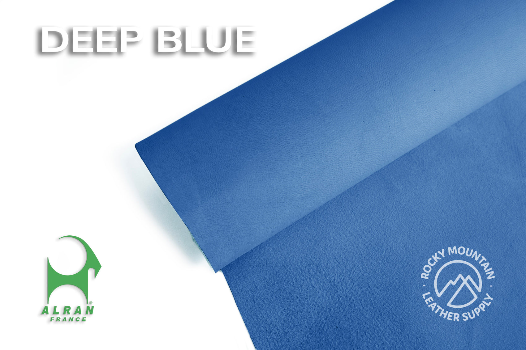 Alran - "Indigo" Chevre - Goat Leather (SAMPLES)