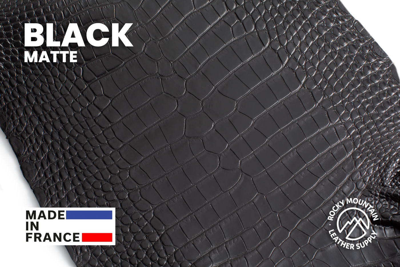American Alligator - Luxury Skins - Matte Black - (HIDES) 50% OFF ...