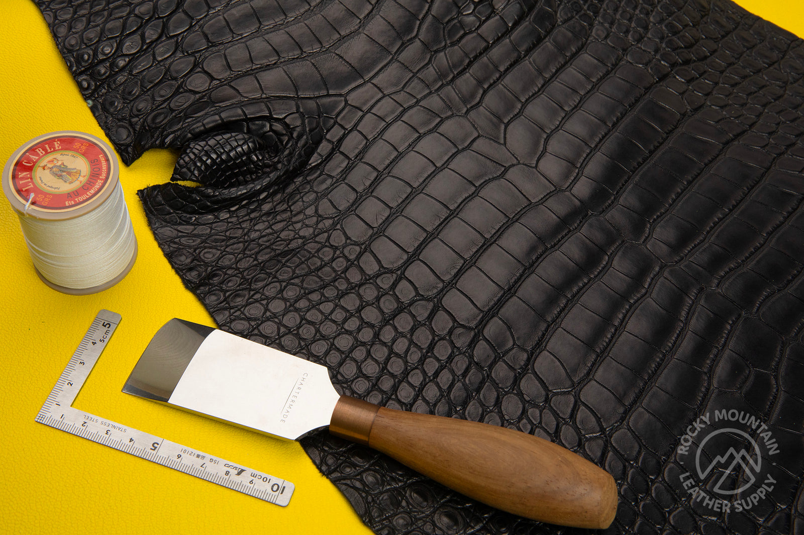 American Alligator - Luxury Skins - Matte Black - (HIDES) 50% OFF ...