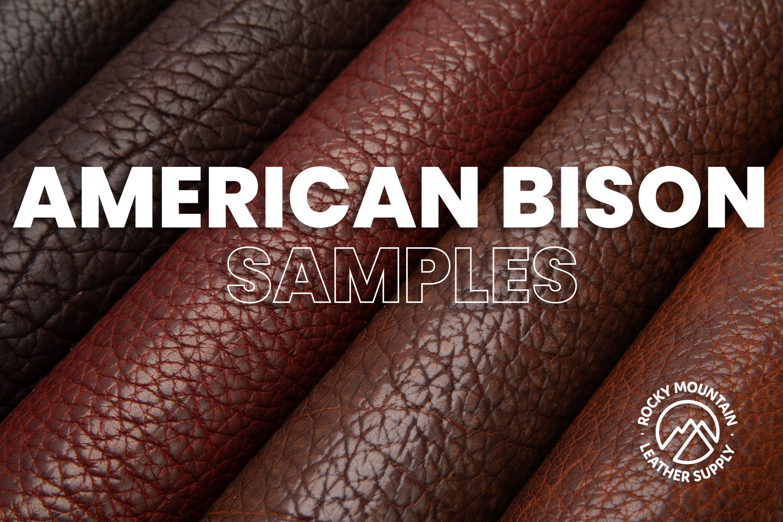 American Bison - Natural Shrunken Pull up Leather - (SAMPLES) – Rocky ...