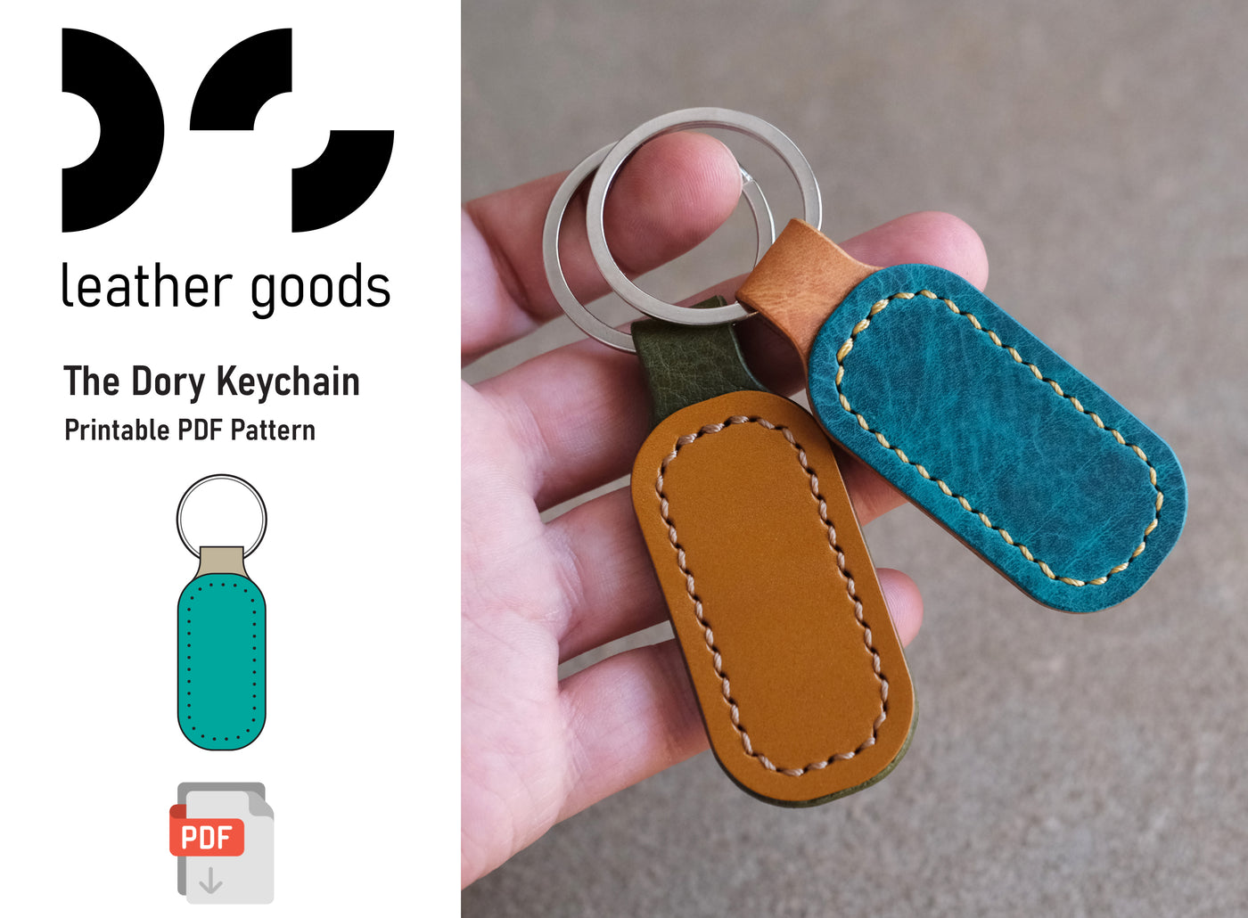 DS-108 The Dory Keychain Digital Pattern – Rocky Mountain Leather Supply