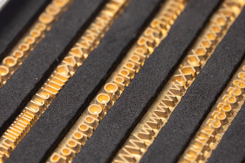 Brass Alphabet & Number Stamp Font Set (306 Pcs)