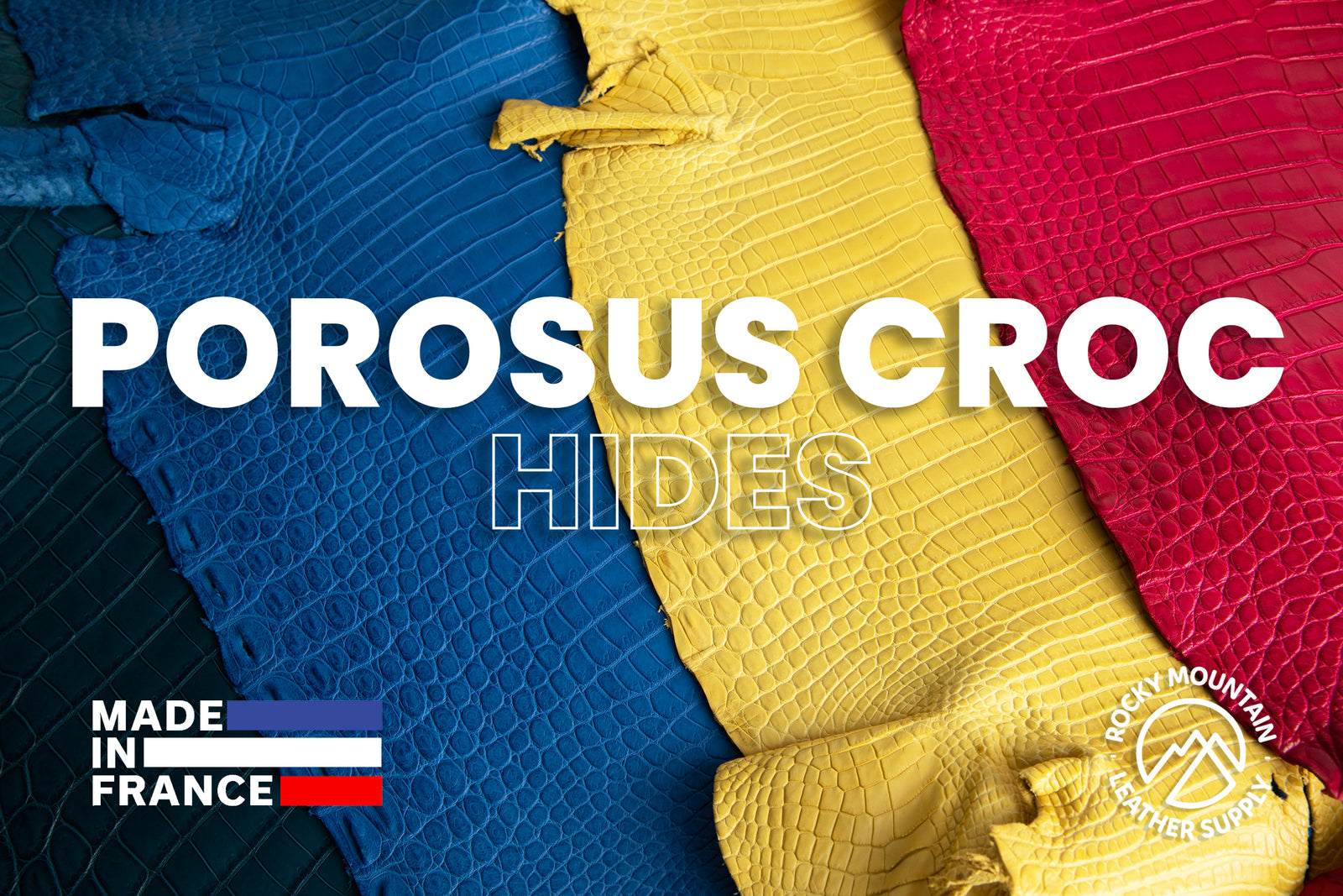 Porosus Crocodile - Matte - Farm Raised / Luxury Skins (40+cm) – Rocky ...