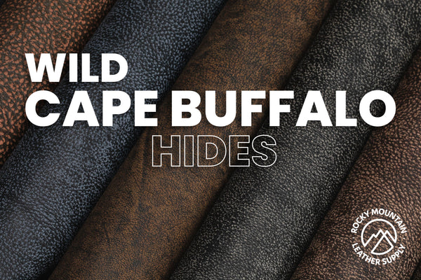Wild Cape Buffalo - Rustic Double Tone Leather (HIDES)