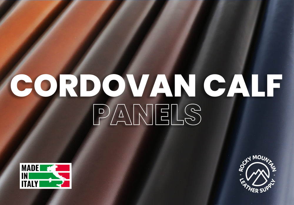 Cordovan Calf Leather - 5oz (2.0mm) - Shell Cordovan finished like calf