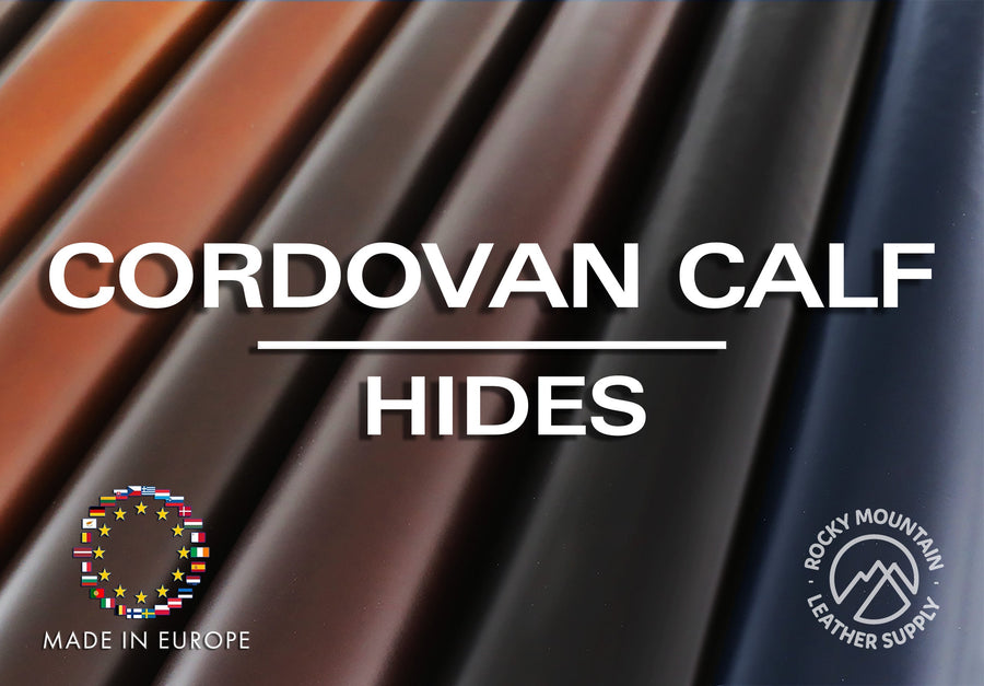 Cordovan Calf Leather - 5oz (2.0mm) - Shell Cordovan finished like calf