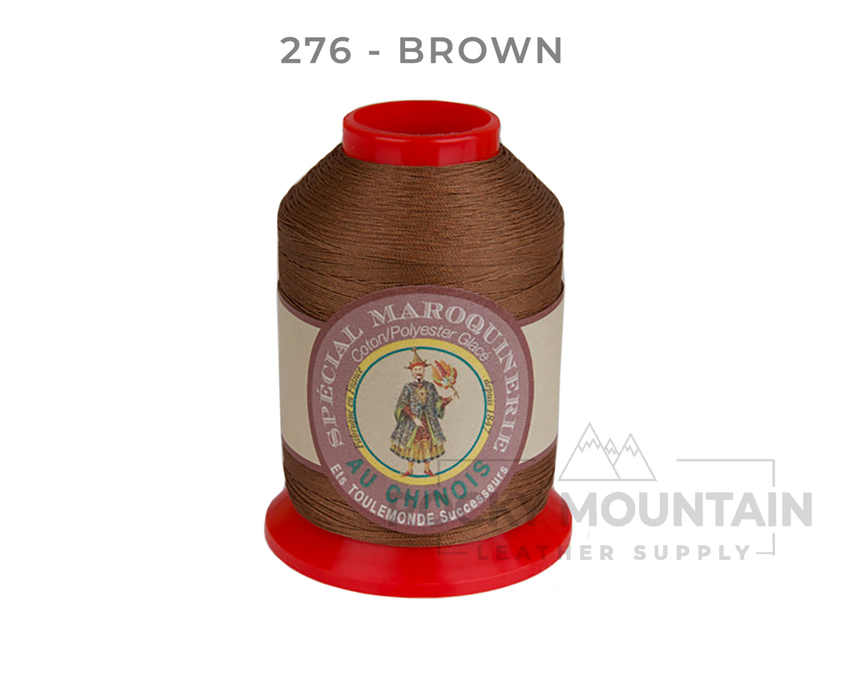 Fil Au Chinois - "Special Maroquinerie" Polycotton Thread (For machine ...