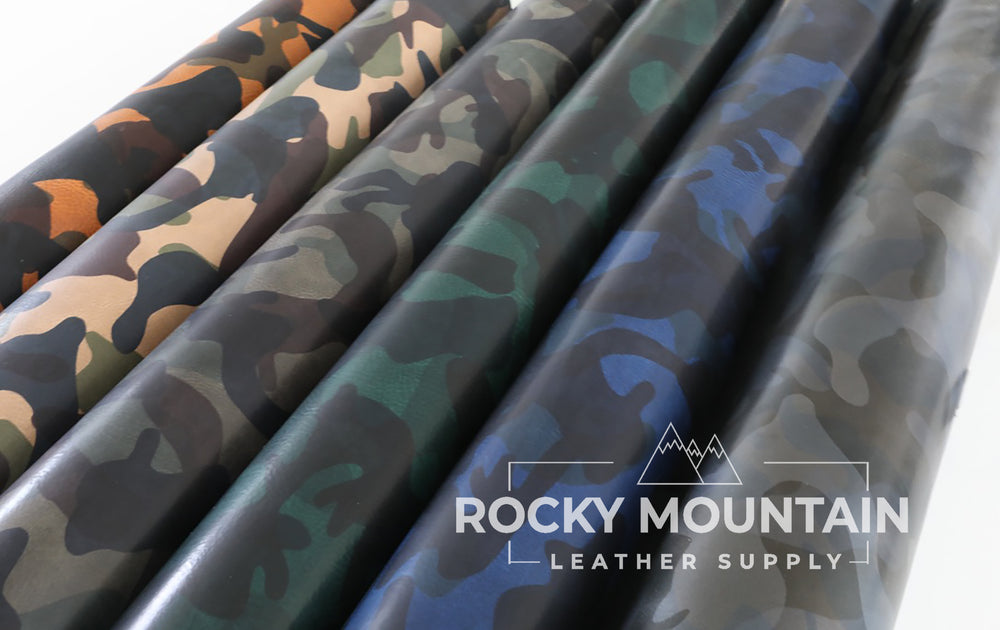 La Perla Azzurra 🇮🇹 - Camouflage (Camo) Leather (PANELS)